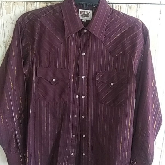 Ely Cattleman | Shirts | Vintage Ely Cattleman Western Shirt Size Small ...